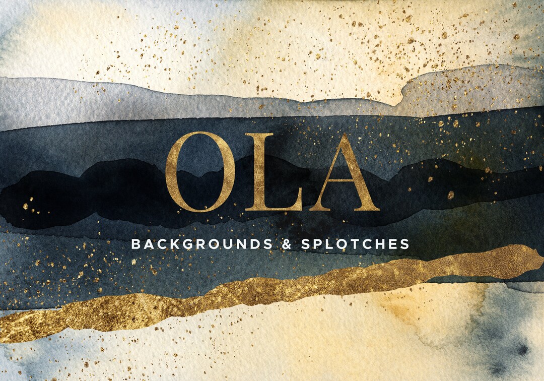 OLA Watercolor Background Clipart, Digital Watercolor Overlay Texture ...