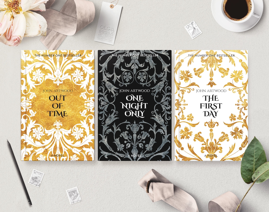 Premade Book Trilogy Cover Design Bundle, Paperback or Ebook Cover ...