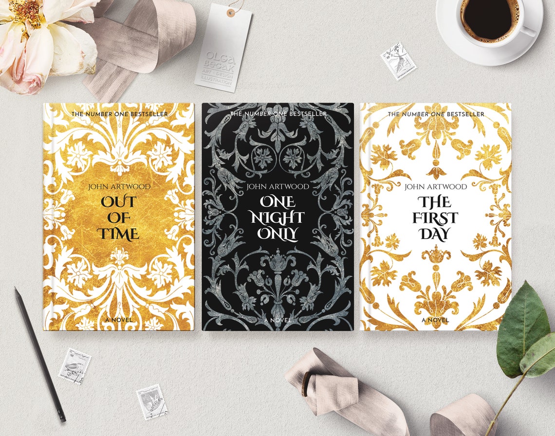 Premade Book Trilogy Cover Design Bundle Paperback or Ebook | Etsy