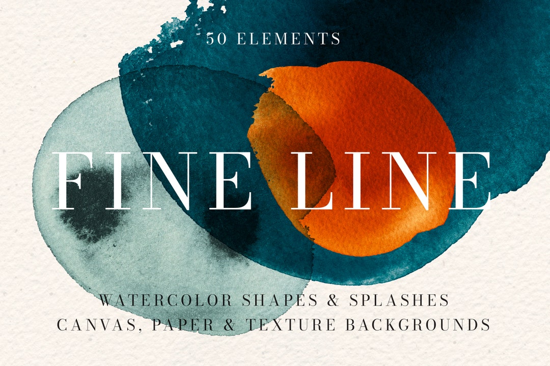 36 Watercolor Splashes, Watercolor Textures and Digital Paper ...