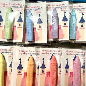 Princess Castle Chalk Party Favors, Kid’s Birthday, Children Party ...