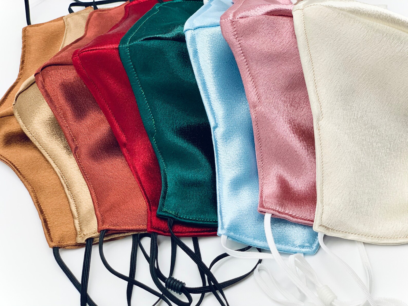 FALL MASK Satin Face Mask 2 Layer Satin Protection Mask W/ | Etsy