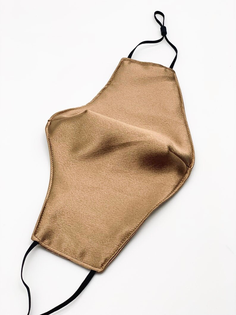 FALL MASK Satin Face Mask 2 Layer Satin Protection Mask W/ | Etsy