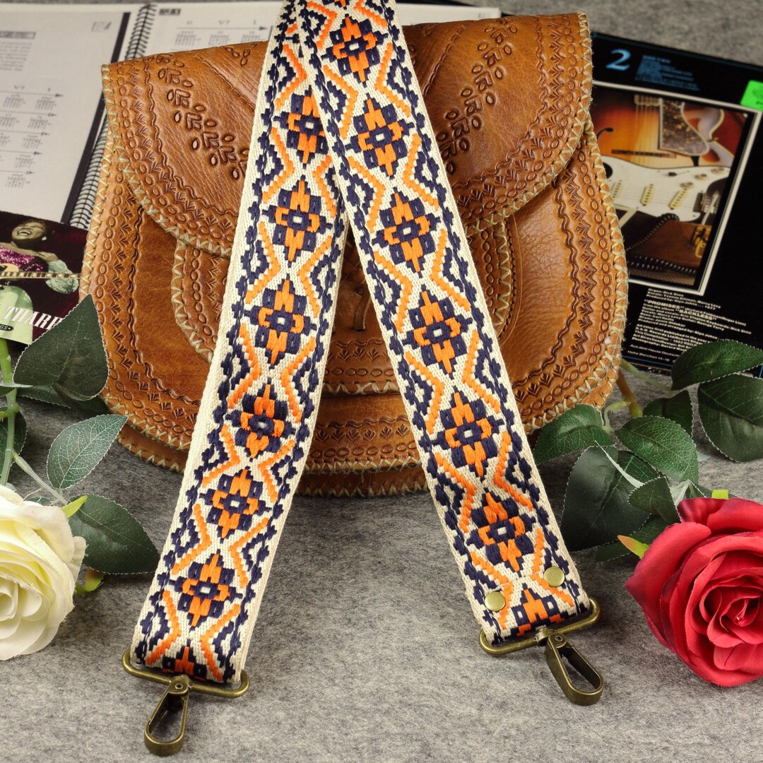Native Purse Strap, Interchangeable and Adjustable Boho Style Bag Strap ...