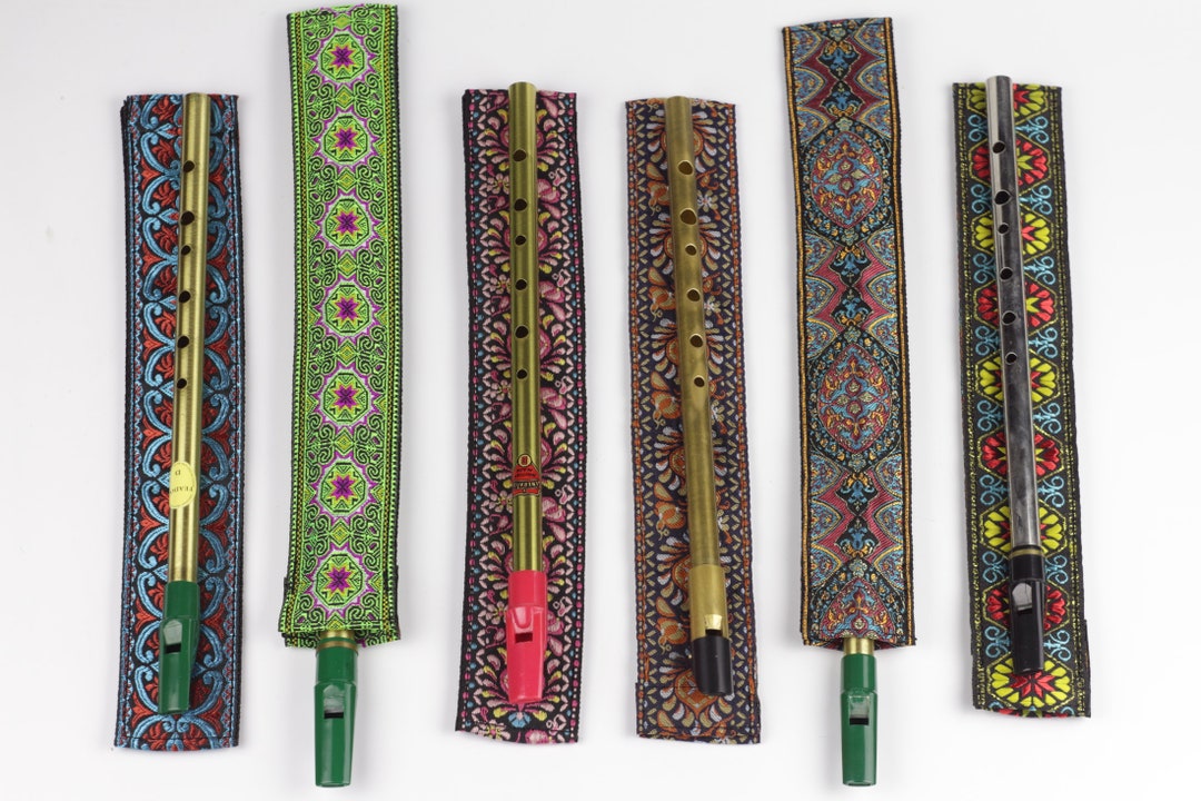 Ethnic Fabric Tin Whistle Case: Penny Whistle Pouch - Etsy
