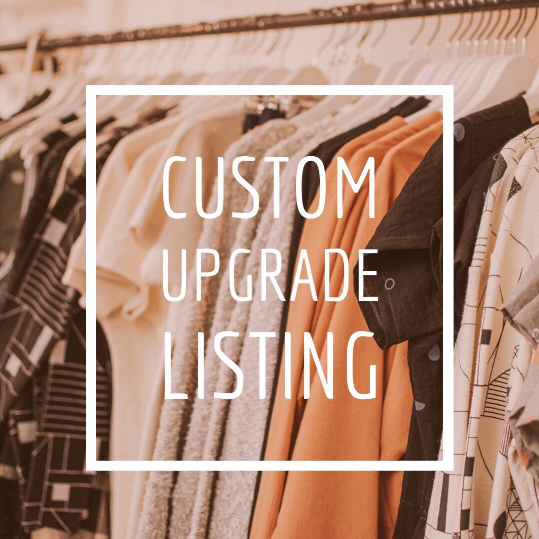 CUSTOM UPGRADE LISTING - Etsy