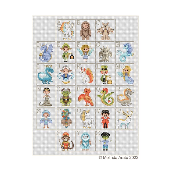 Legendary Creatures Cross Stitch - Etsy