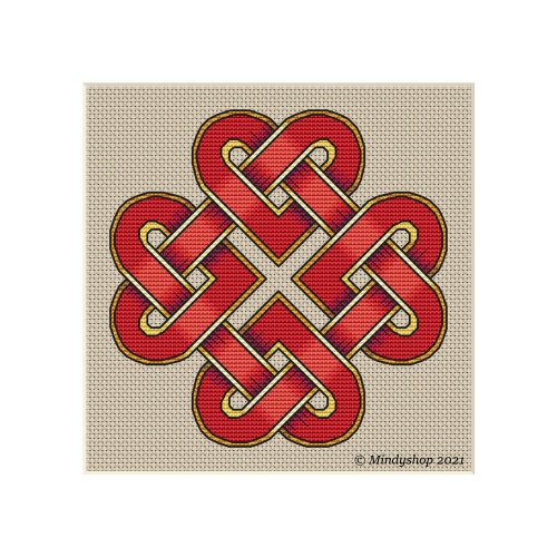 Celtic Knot Cross Stitch Design Pattern PDF - Etsy