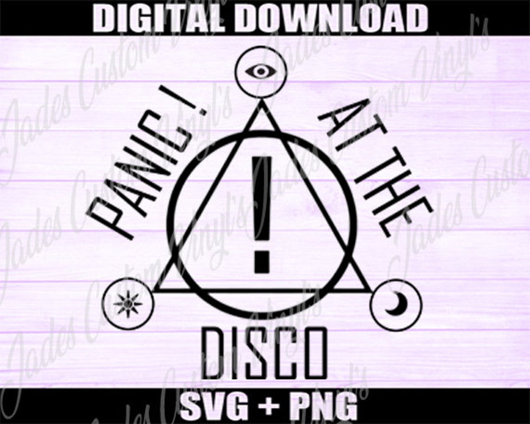 Panic at the Disco Svg,this is a SVG File Download Only, No PNG File ...