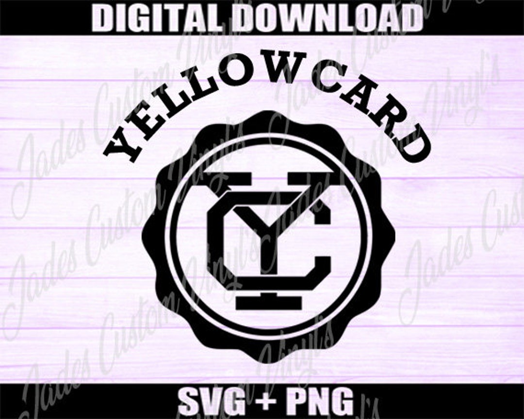 Yellowcard Svg,this is a SVG File Download Only, No PNG File - Etsy