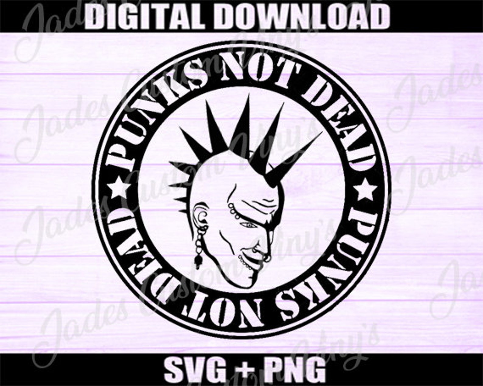 Punks Not Dead Svg Mohawk Svg Punk Svg Skate Punk Svg - Etsy