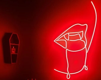 Vampire Neon Sign - Etsy