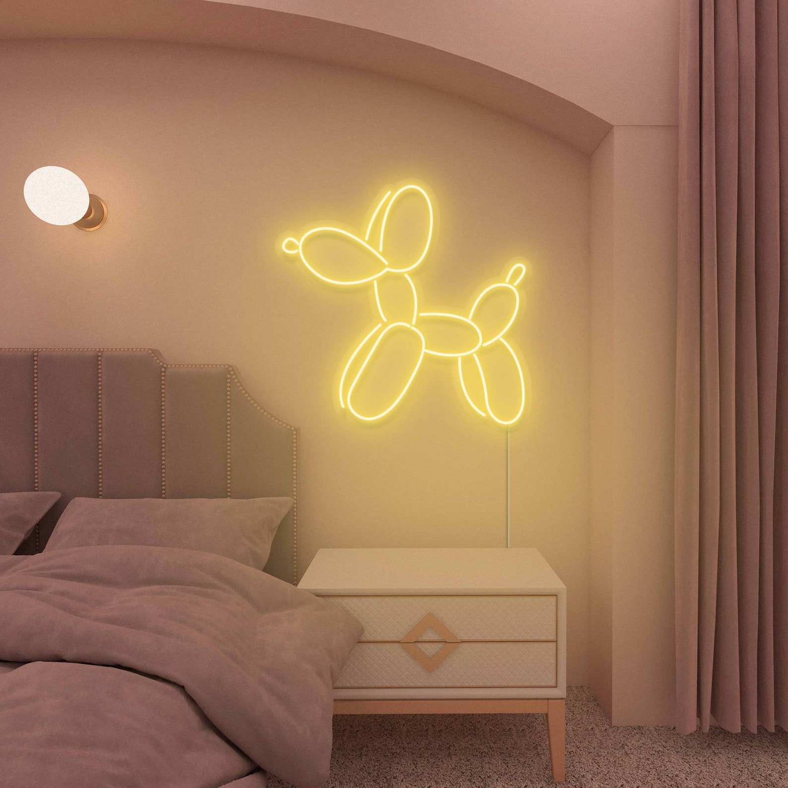 Balloon Dog LED Neon Sign Custom Neon Neon Light | Etsy