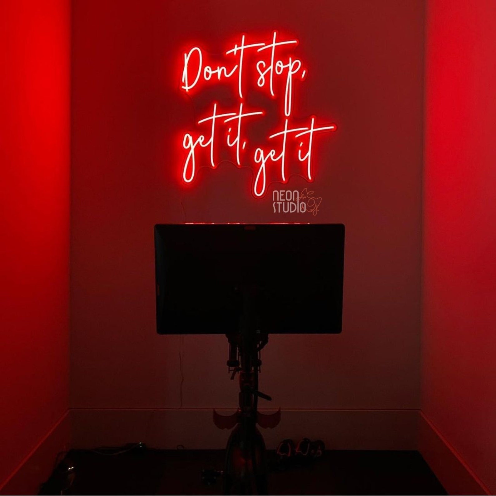 Don't Stop Get It Get It LED Neon Sign Custom Neon - Etsy