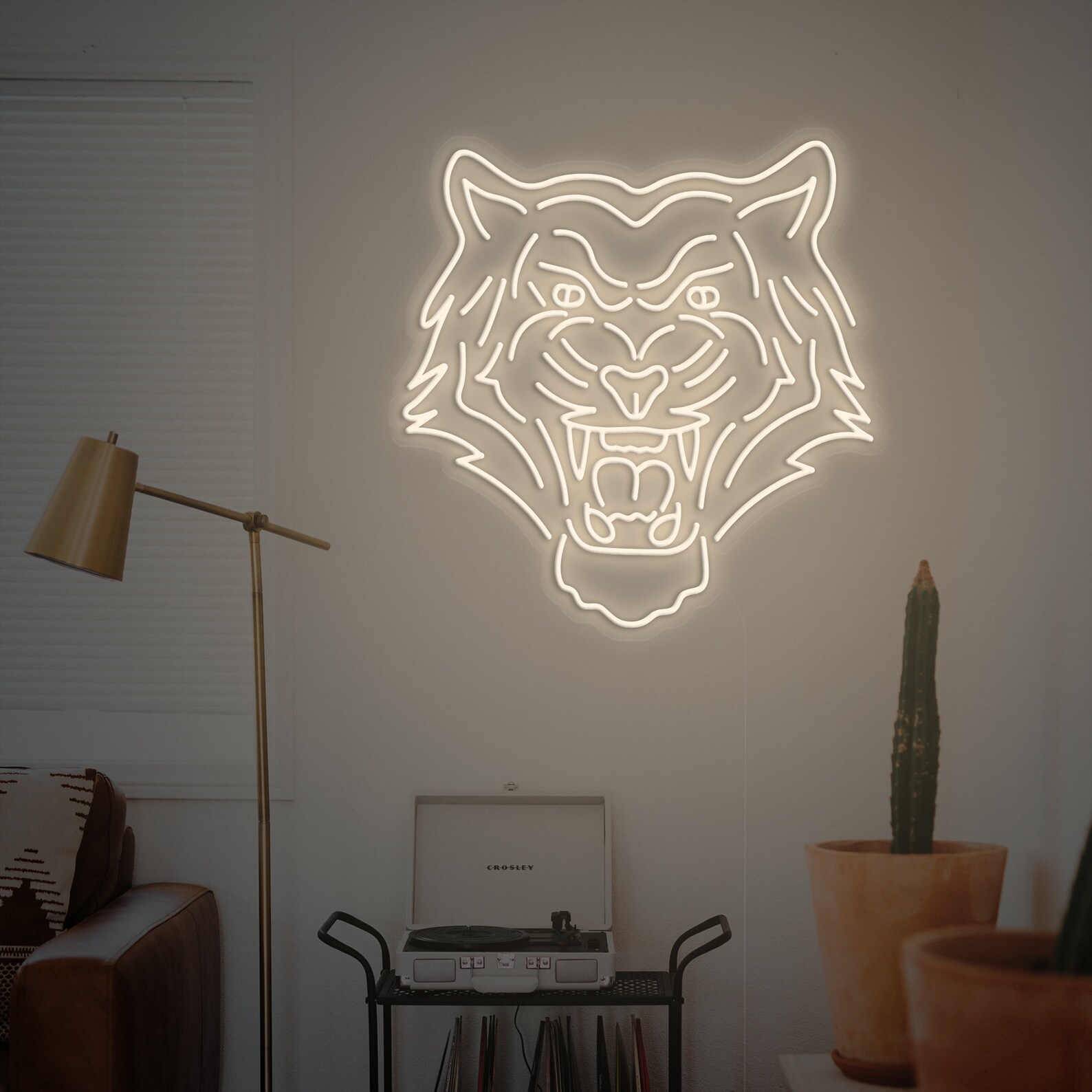 Tiger LED Neon Sign Custom Neon Sign LED Office Decor - Etsy
