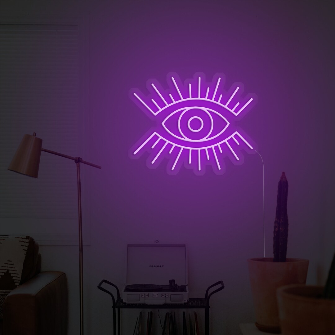 Eye LED Neon Sign Custom Neon Neon Light - Etsy