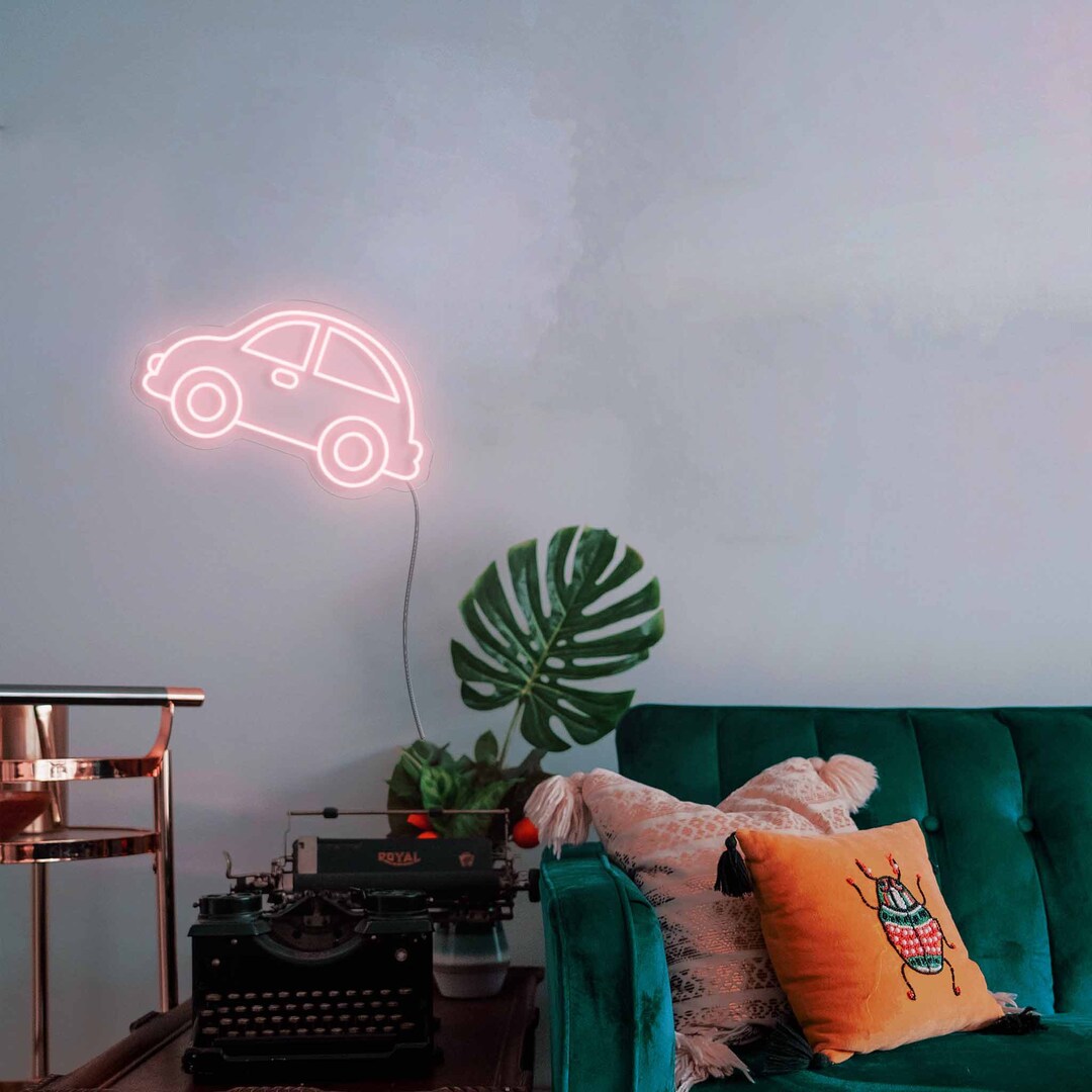 Christmas Gift Beetle Car LED NEON SIGN Retail Sign, Kids, Custom Sign ...