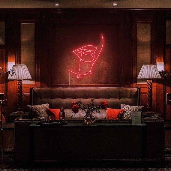 Bloody Vampire LED Neon Sign Custom Neon Neon Light | Etsy