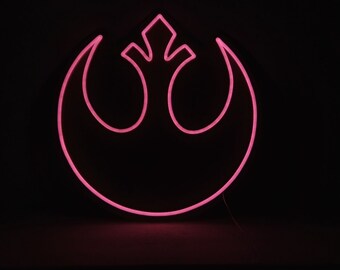 Rebel Neon Sign - Etsy