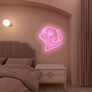 Pug LED Neon Sign, Custom Neon, Neon Light - Etsy
