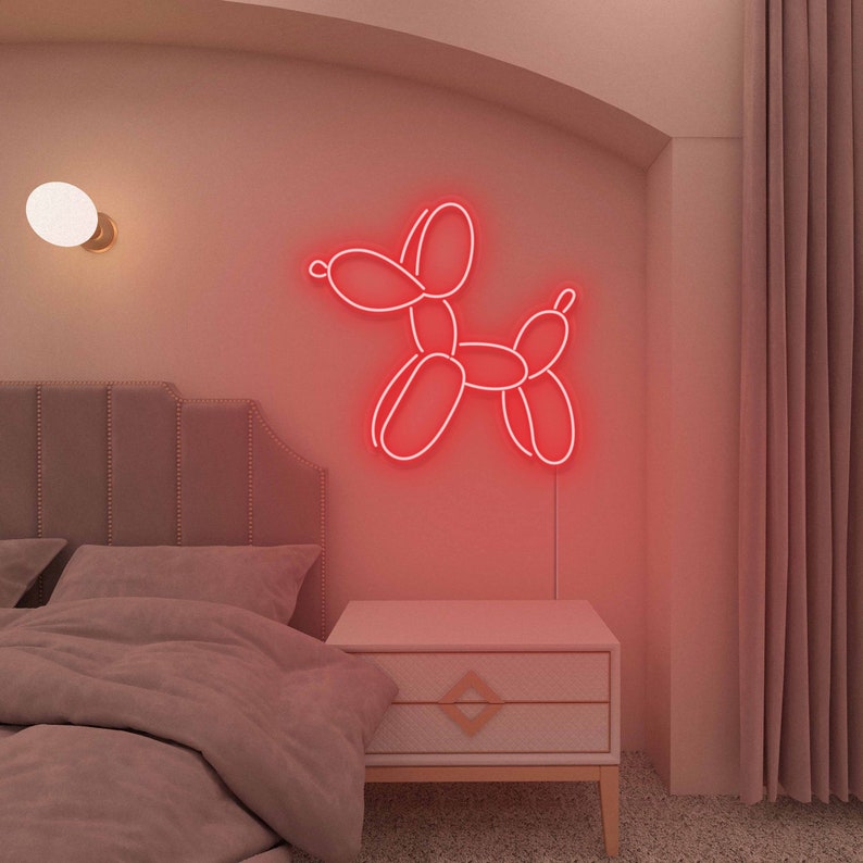 Balloon Dog LED Neon Sign Custom Neon Neon Light | Etsy