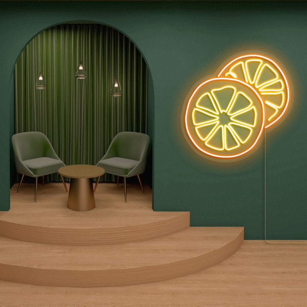 Lemons LED Neon Sign, Custom Neon, Neon Light - Etsy