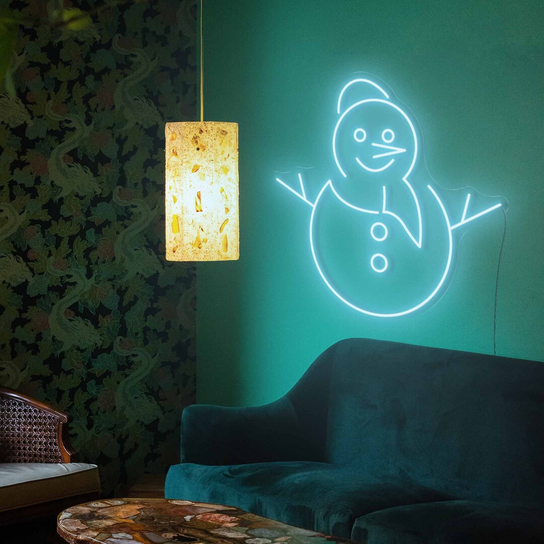 Smiley Snowman LED NEON SIGN Retail Sign Kids Custom - Etsy