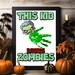 Zombie Handprint Craft | Handprint Art | Halloween Handprint Craft ...