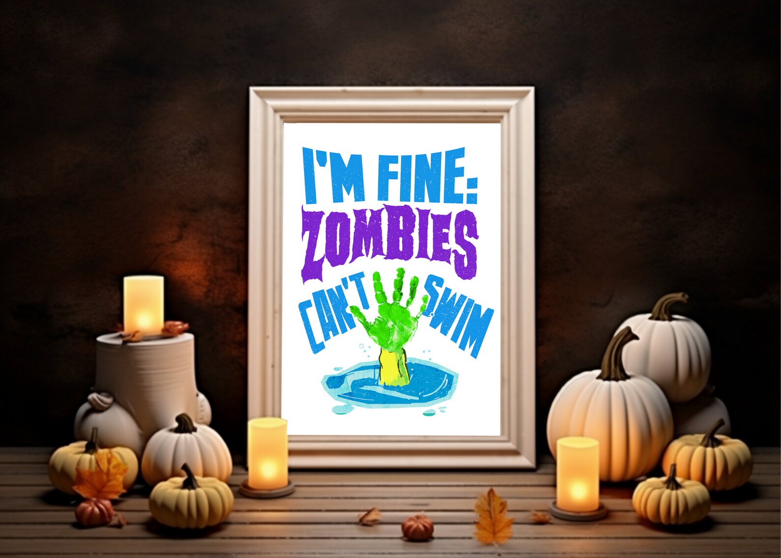 Zombie Handprint Craft | Handprint Art | Halloween Handprint Craft ...