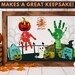 Zombie Handprint Craft | Handprint Art | Halloween Handprint Craft ...