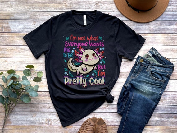 Axolotl Axolotl Shirt Spirit Animal Pretty Cool Axolotl | Etsy