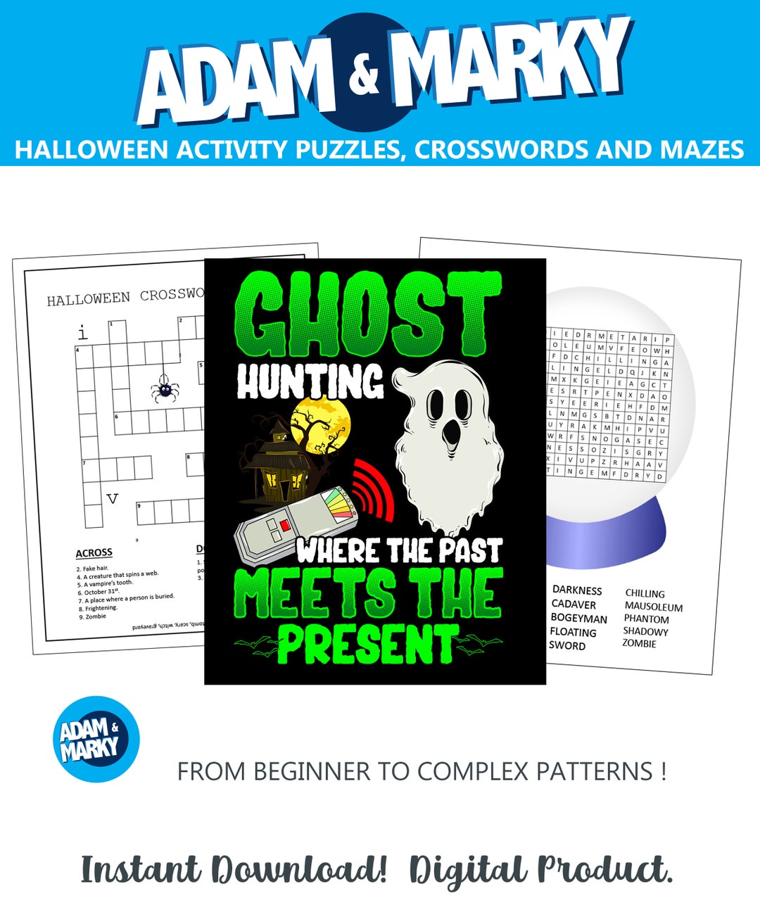 Ghost Hunting Halloween Coloring Book for Kids 6 8: - Etsy