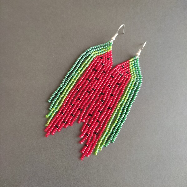 Watermelon Beads - Etsy