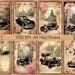 Vintage Cars Junk Journal Pages, Retro Auto-themed Unique Old Cars ...