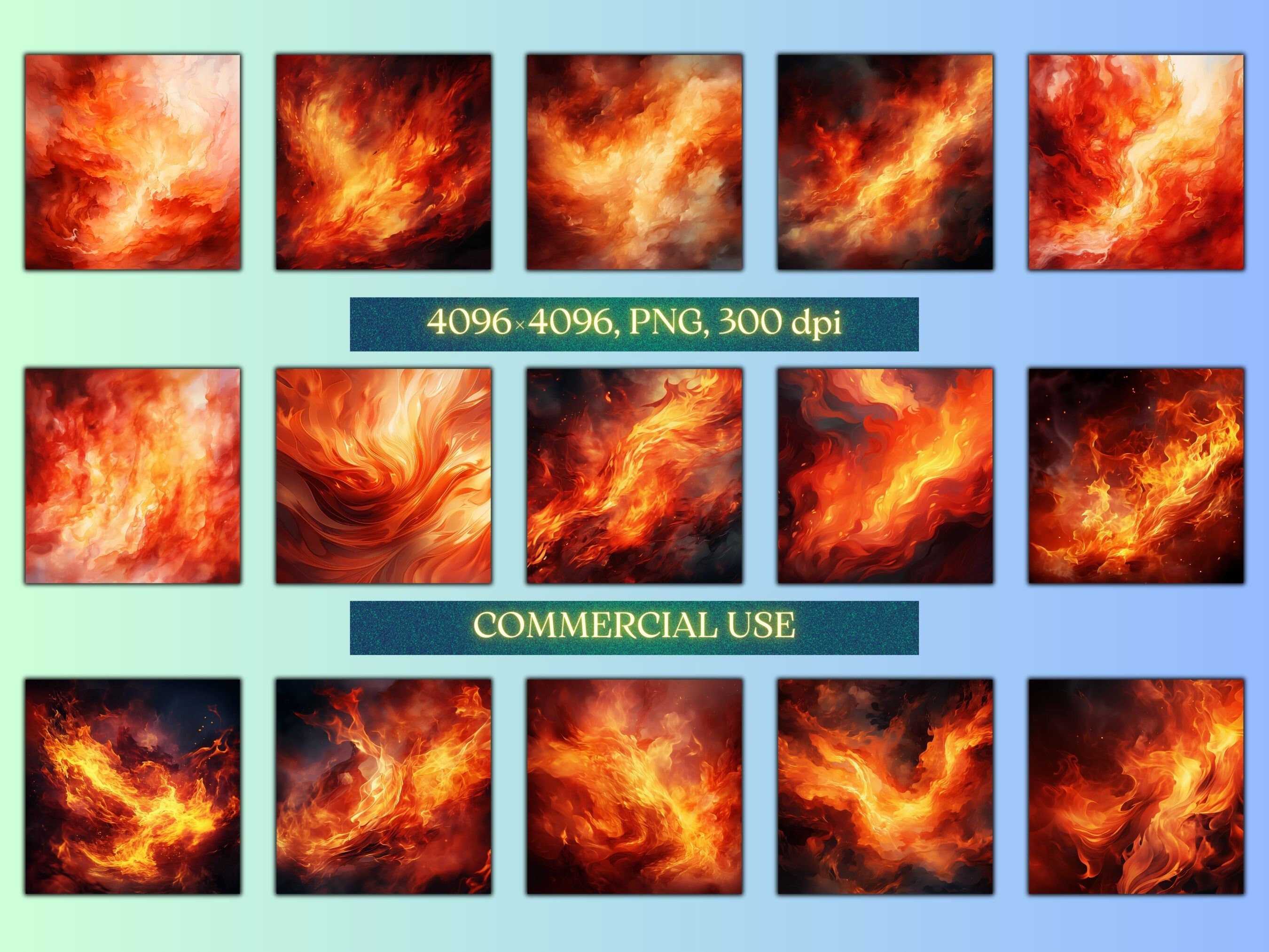 Fire Digital Paper, Fire Photo, Fire Textures Fire Clipart JPG, Real ...