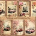 Vintage Cars Junk Journal Pages, Retro Auto-themed Unique Old Cars ...