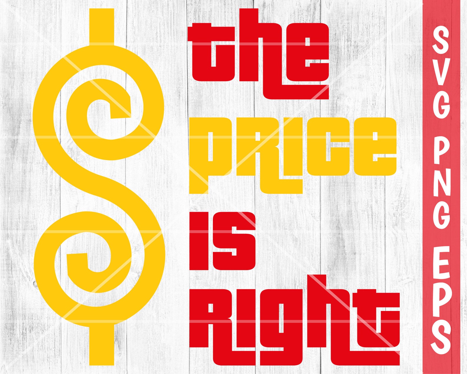 Price is Right SVG, EPS, PNG, Cricut, Silhouette File for Cutting - Etsy
