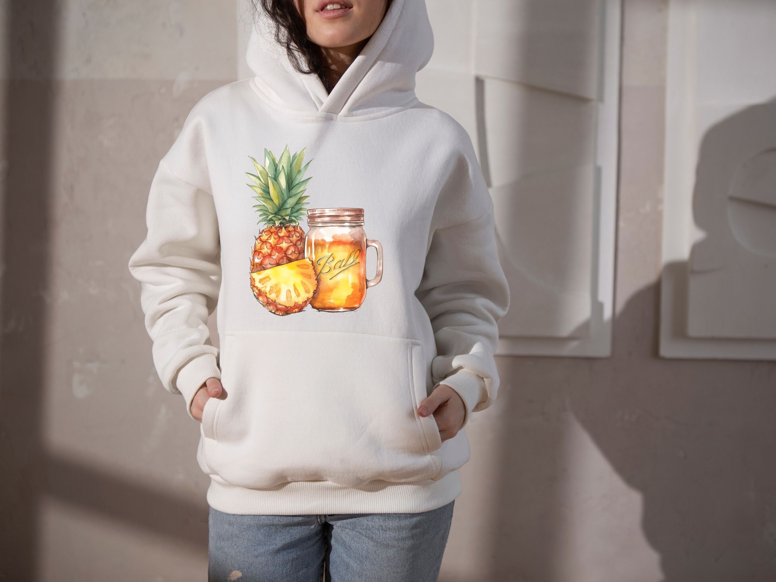 Watercolor Pineapple Clipart Bundle Sublimation Designs - Etsy