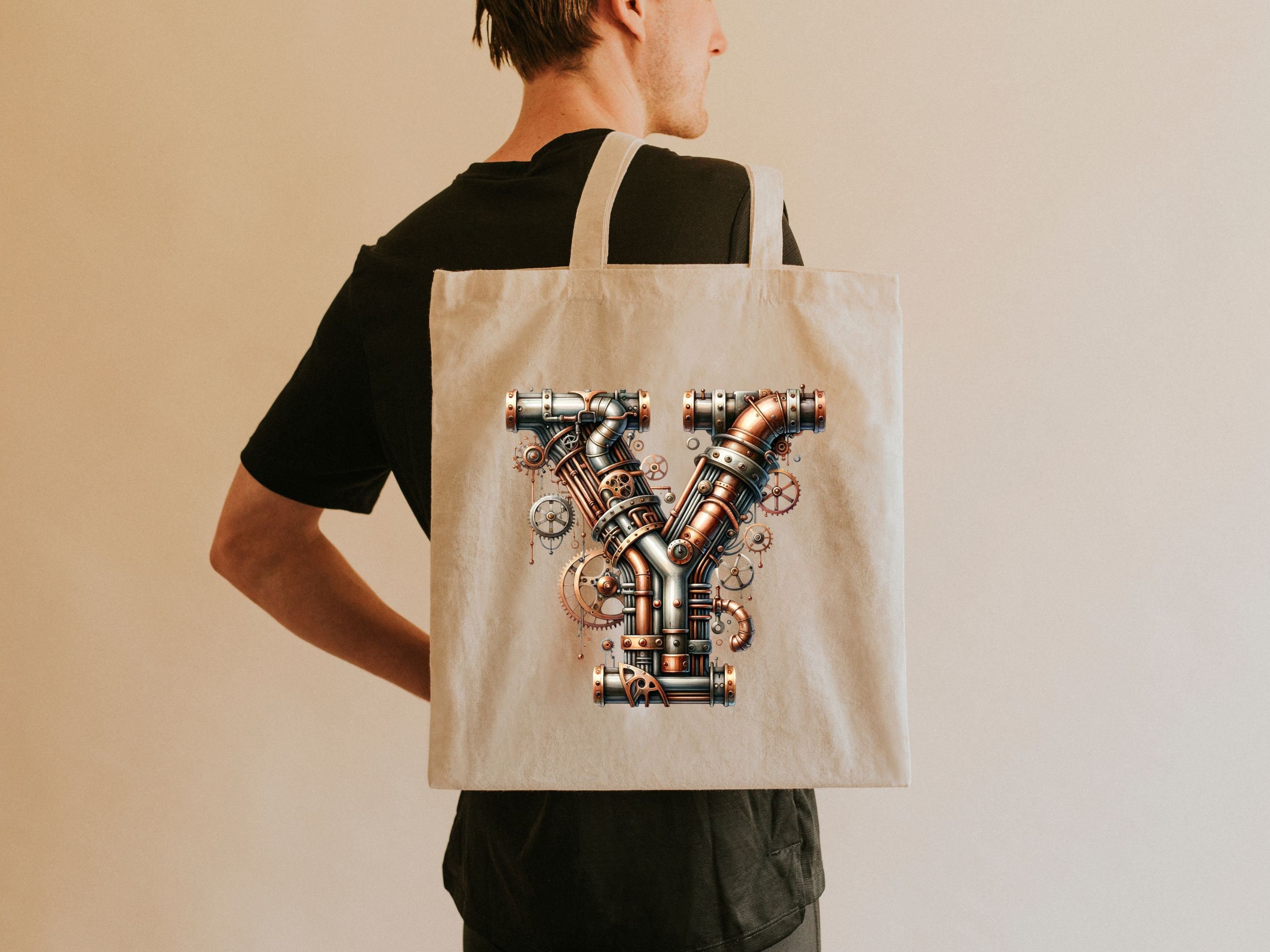 Steampunk Alphabet Bundle PNG, Steampunk Letters Clip Art, Digital ...