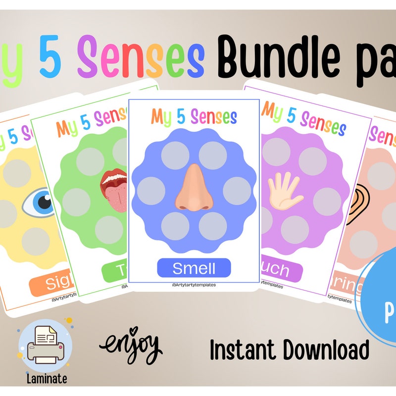 Five Senses Preschool - Etsy
