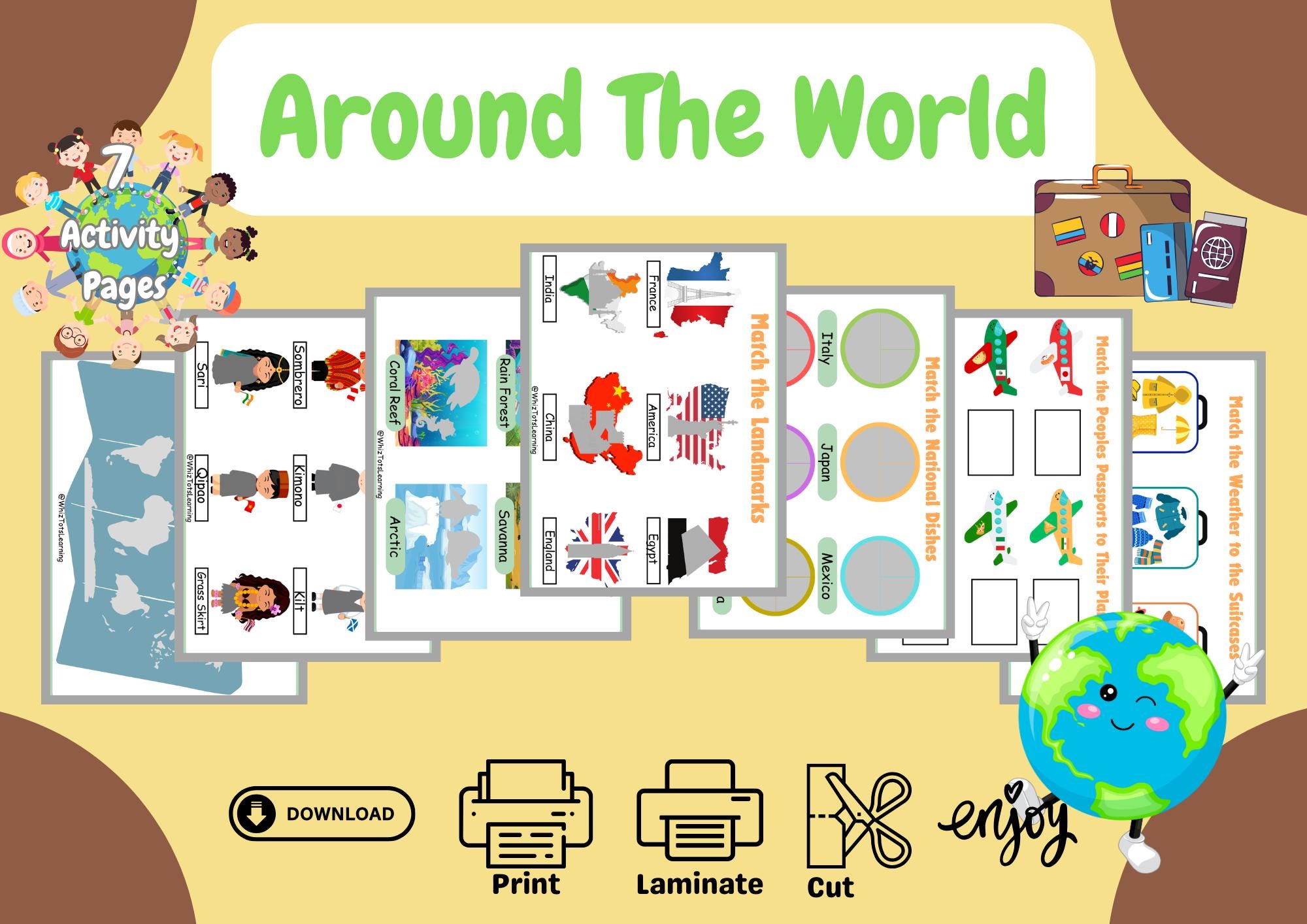 Around the World: Learning, Exploring, and Discovering Toddler and ...