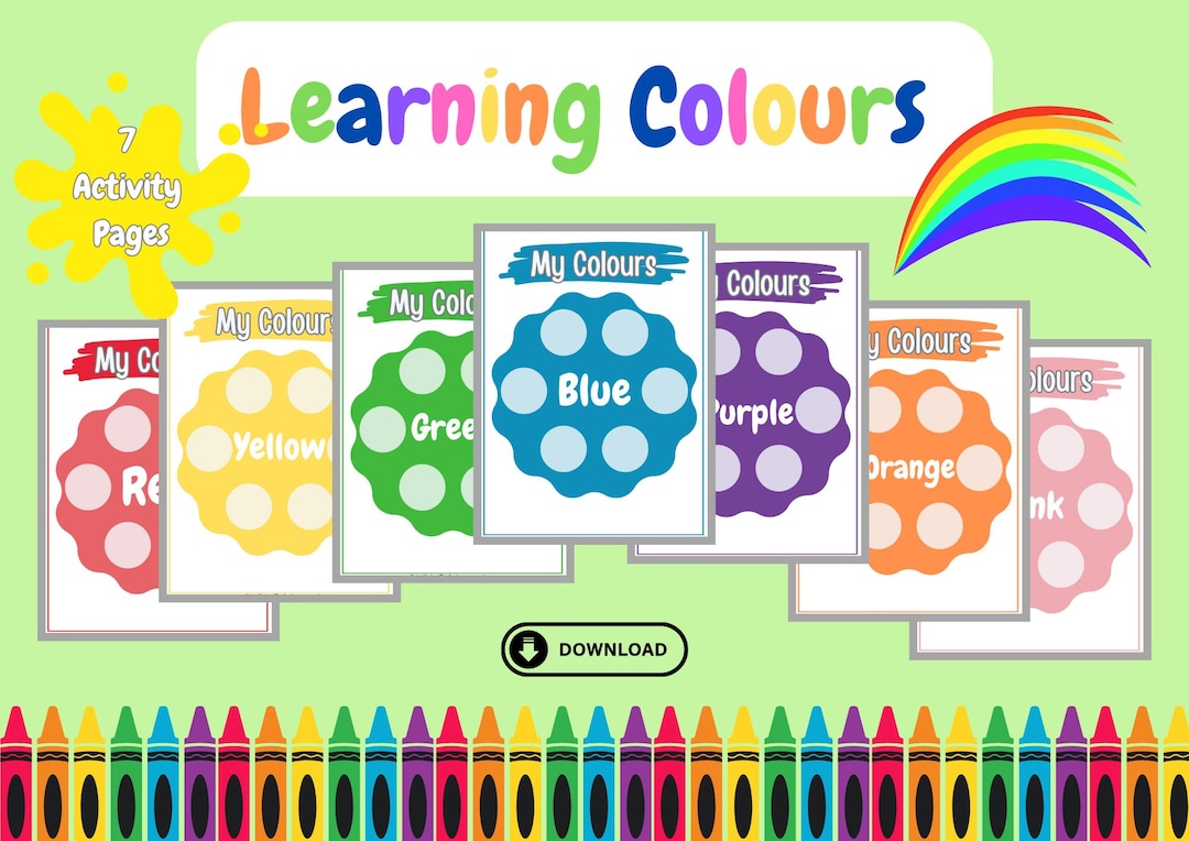 Colour Matching Colour Sorting Activity | Learning Colours | Toddler ...