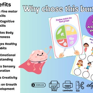 Learn About Our Body, Educational Busy Book - Etsy
