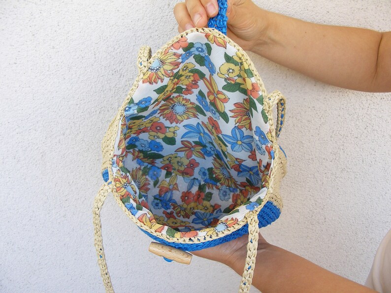 Crochet Round Bag Knit Circle Bag Stylish Round Women's - Etsy