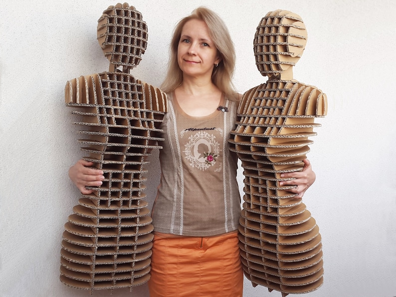 Buy Body Form Dress Form Cardboard Mannequin Mannequin Display DIY ...