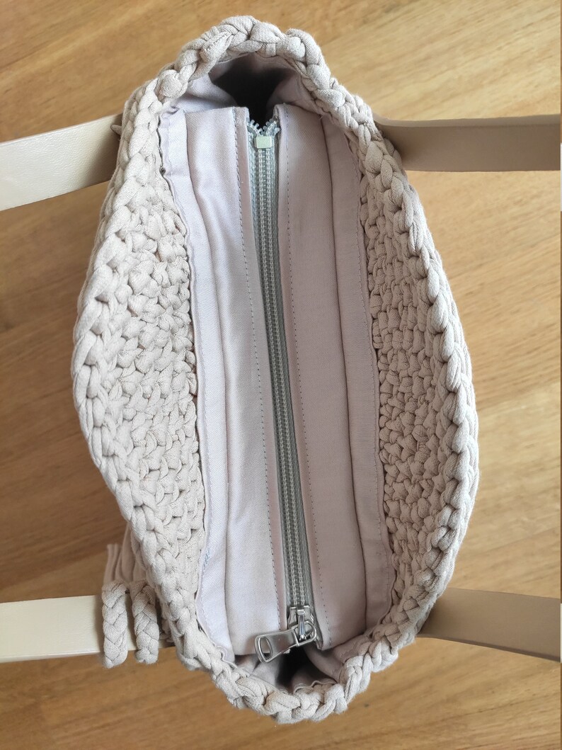 Crochet round bag Knit circle bag Stylish round women's | Etsy