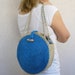 Crochet Round Bag Knit Circle Bag Stylish Round Women's - Etsy