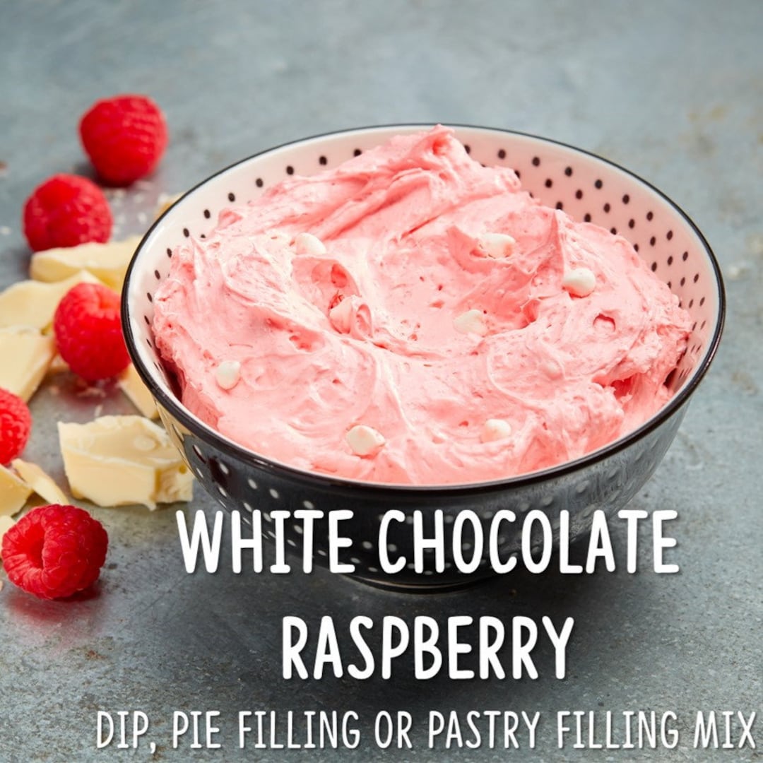 White Chocolate Raspberry Dip Mix | Dessert, Pastry Filling, Pie Filling - Etsy