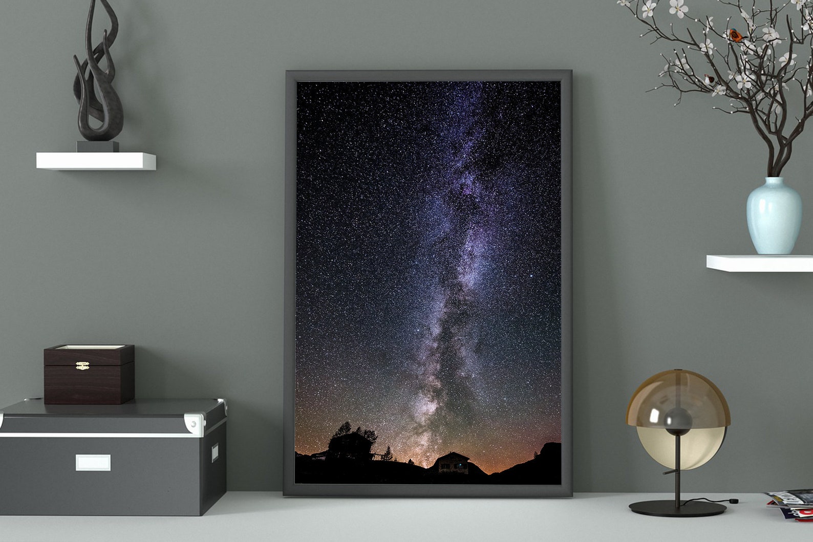 Printable Wall Art Print Galaxy Milky Way Instant Digital - Etsy