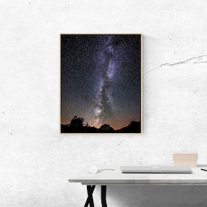 Printable Wall Art Print Galaxy Milky Way, Instant Digital Download ...